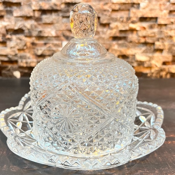 Fostoria | Dining | Vintage 7s Fostoria For Avon Butter Dish | Poshmark